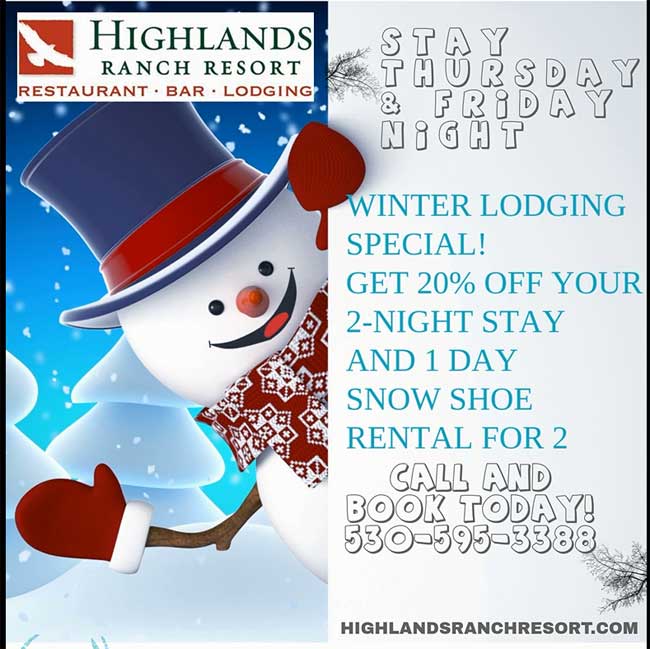 Lassen Volcanic National Park Lodging Specials and Packages – Highlands ...